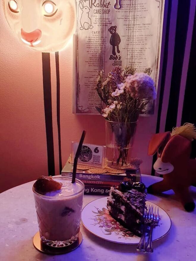 Cafe Hopping - A Pink Rabbit + Bob